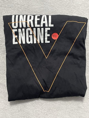Unreal Engine 5 Shirt Mens XS Black Epic Games Promotional Merch Video ...