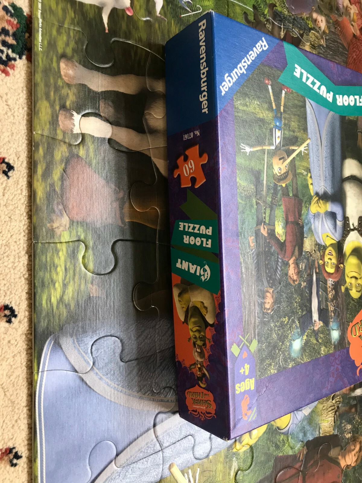 Shrek Jigsaw - Giant Floor Puzzle - Ravensburger Puzzle Game - 60 ...