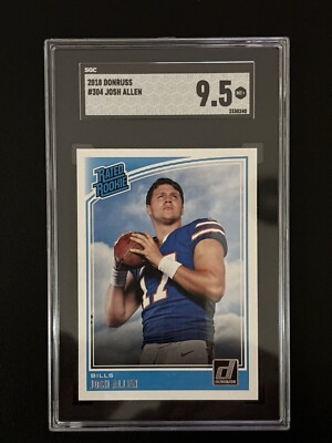 2018 Donruss Josh Allen Rated Rookie Card! SGC 9.5 MINT+ 🔥🔥🔥 | eBay