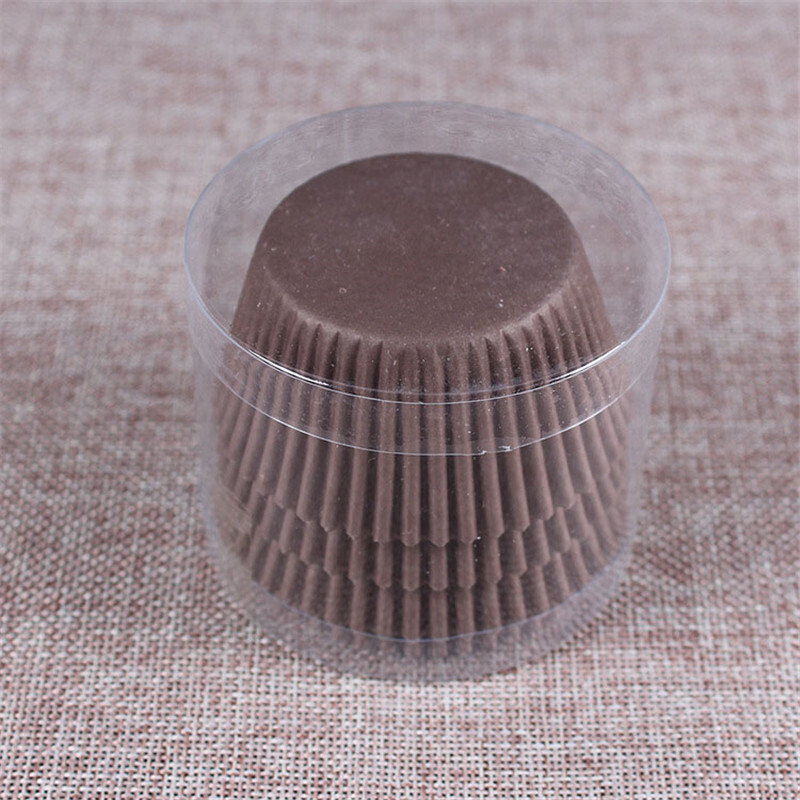 100pcs coffee color cupcake paper cups paper cupcake form cupcake ...
