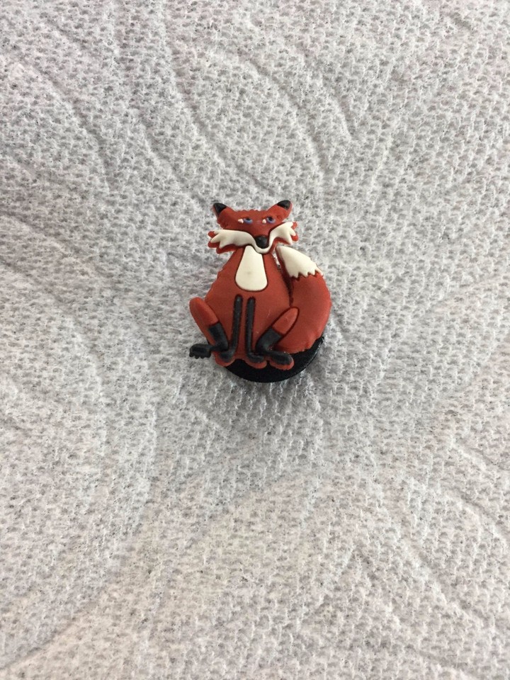 FOX JIBBITZ FOX SHOE CHARMS FITS CROCS FOX CLOG CHARMS ANIMAL JIBBITZ ...