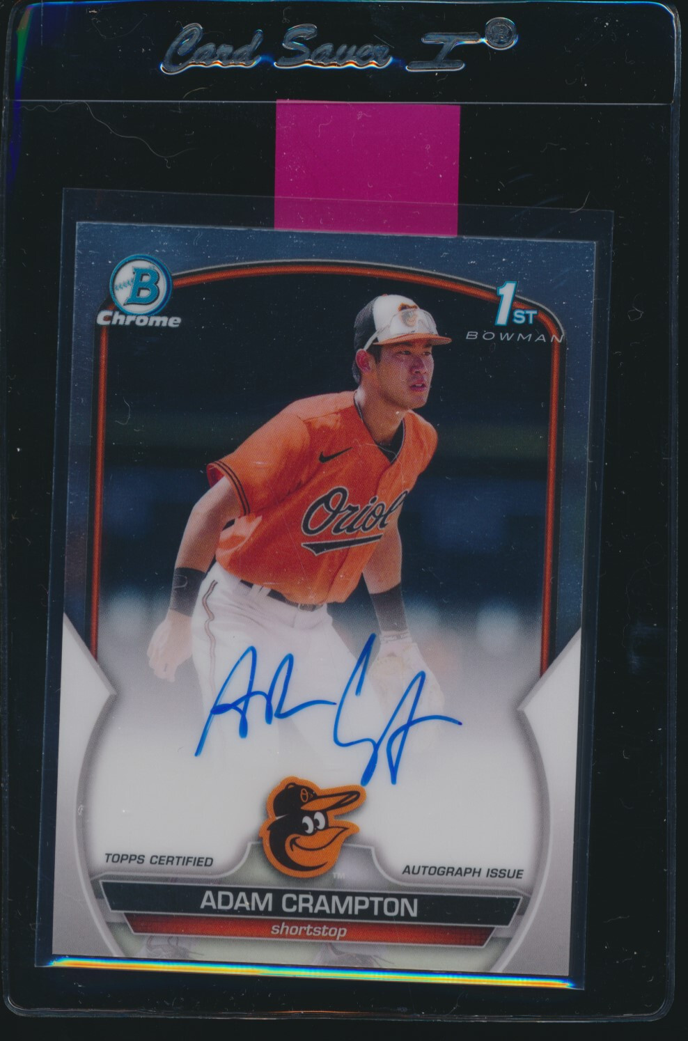 ADAM CRAMPTON AUTO 1st 2023 Bowman Chrome Autograph ORIOLES Rookie Card ...