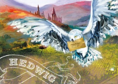 Jigsaw puzzle Entertainment Harry Potter Hogwarts Hedwig Mail Owl 1000 ...