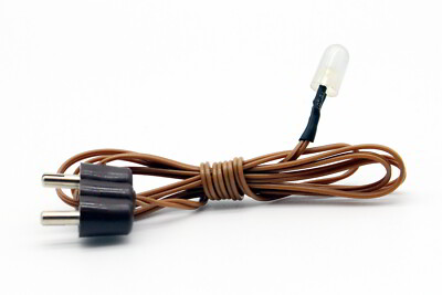 Krippen-Beleuchtung Flacker-LED rot 3,5 V Kabel + Stecker ...