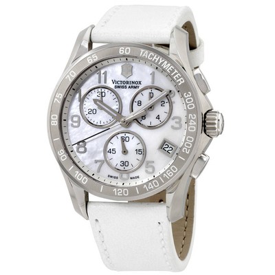 Swiss Army Men's Classic White MOP Dial Watch - 241418 | eBay