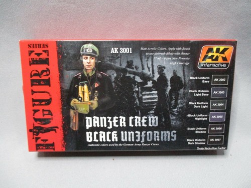 AM891 AK PEINTURE ACRYLIQUE PANZER WREW BLACK UNIFORMS REF AK3001 BON ...