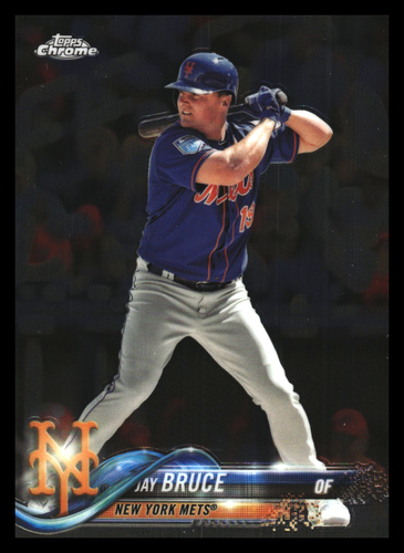 2018 Topps Chrome #172 Jay Bruce New York Mets | eBay