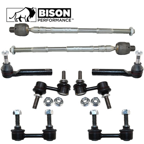 Bison Performance 8pc Front Rear Sway Bar Links Tierod End Kit For ...