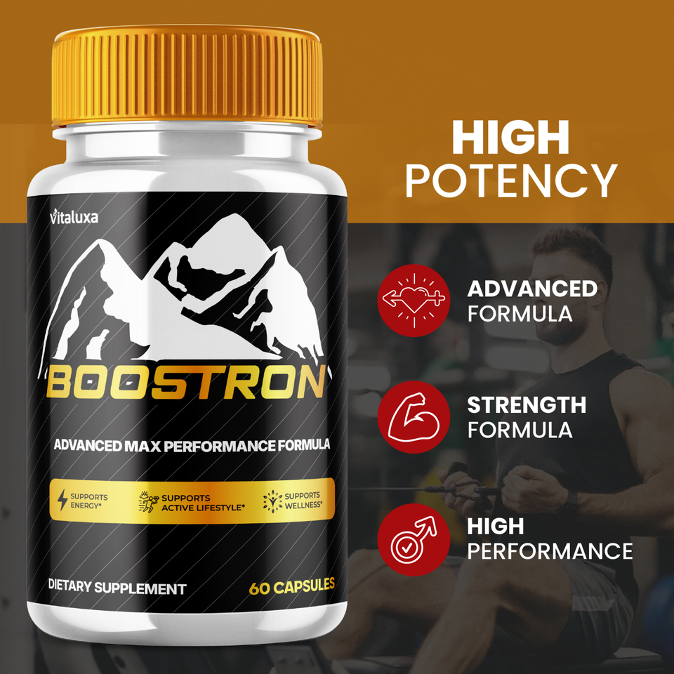 Boostron Pills for Men, Advanced Formula for Male Health Support (60 ...