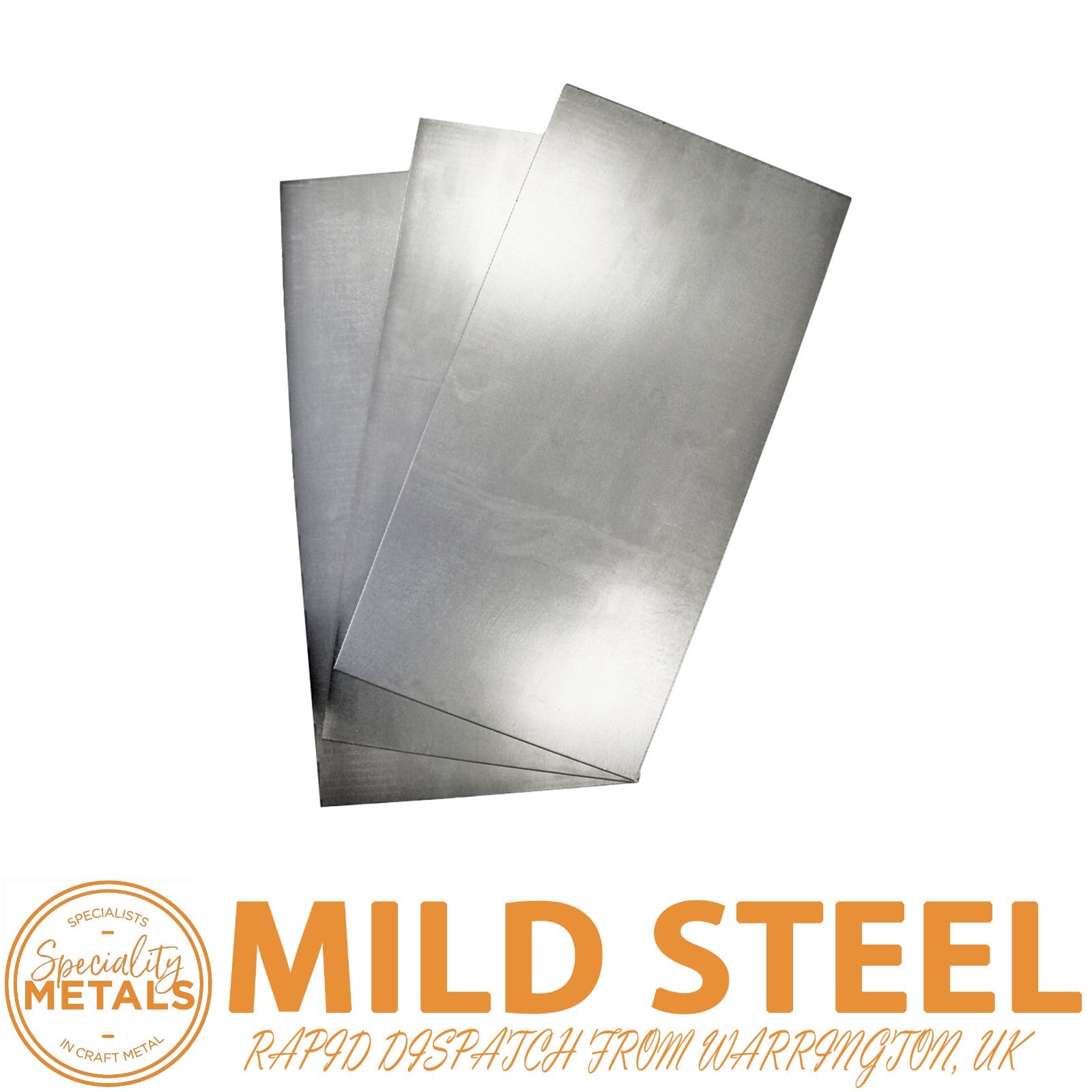 2mm Thick Mild Steel Sheet Metal Plate Flat 500mm x 1000mm - 2 Pack ...