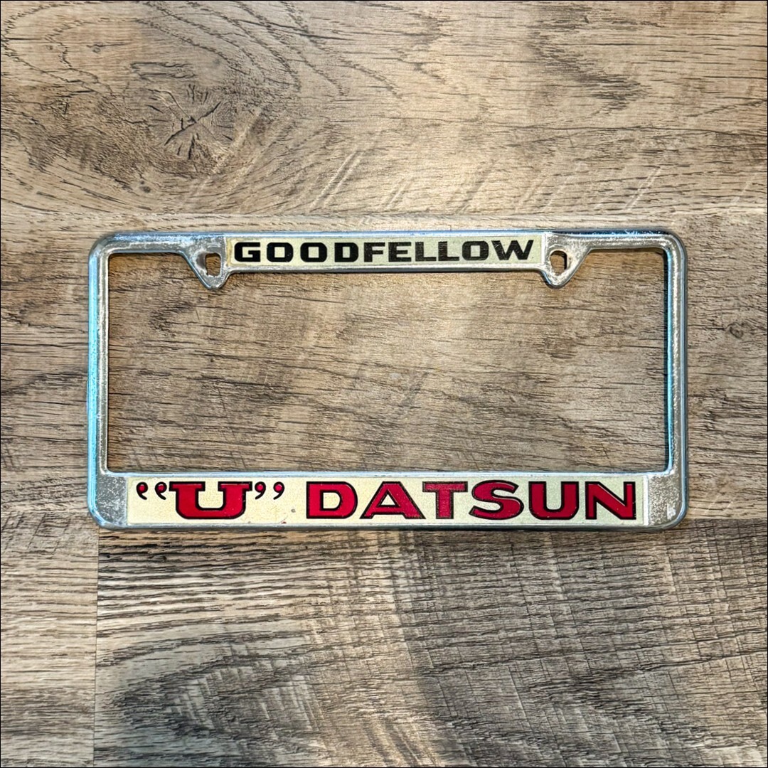 Original SEATTLE WASHINGTON License Plate Frame - Goodfellow U Datsun ...