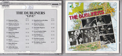 The Dubliners ‎-The Dubliners Live (The Kings Of Irish Folk-Music)- CD ...