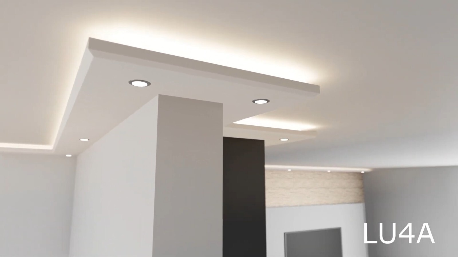 COVING GU10 DOWNLIGHT AND LED EPS PLASTER COATED Ceiling Wall *PREMIUM ...