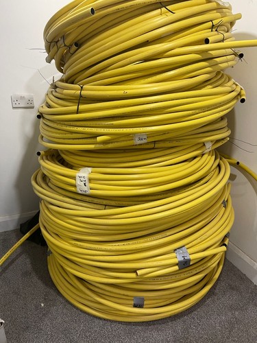 MDPE Yellow Gas Pipe 25mm Coiled Length 10m | eBay UK
