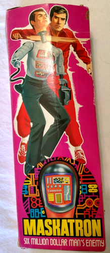 Vintage MASKATRON 1976 Kenner Six Million Dollar Man 12" Action Figure ...