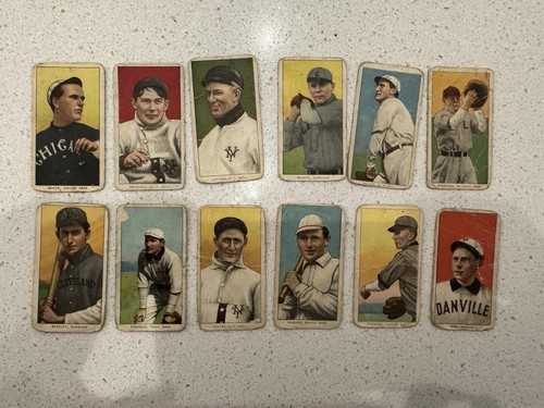 1909-1911 Piedmont Old Mill Cigarette Baseball Card Lot 12 Cards! | eBay