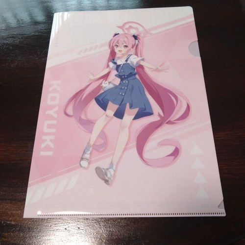 Blue Archives Koyuki Clear File Anime Character Illustration Pink | eBay