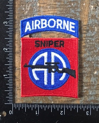 US Army 82nd Airborne Division Sniper Cut Edge Patch | eBay