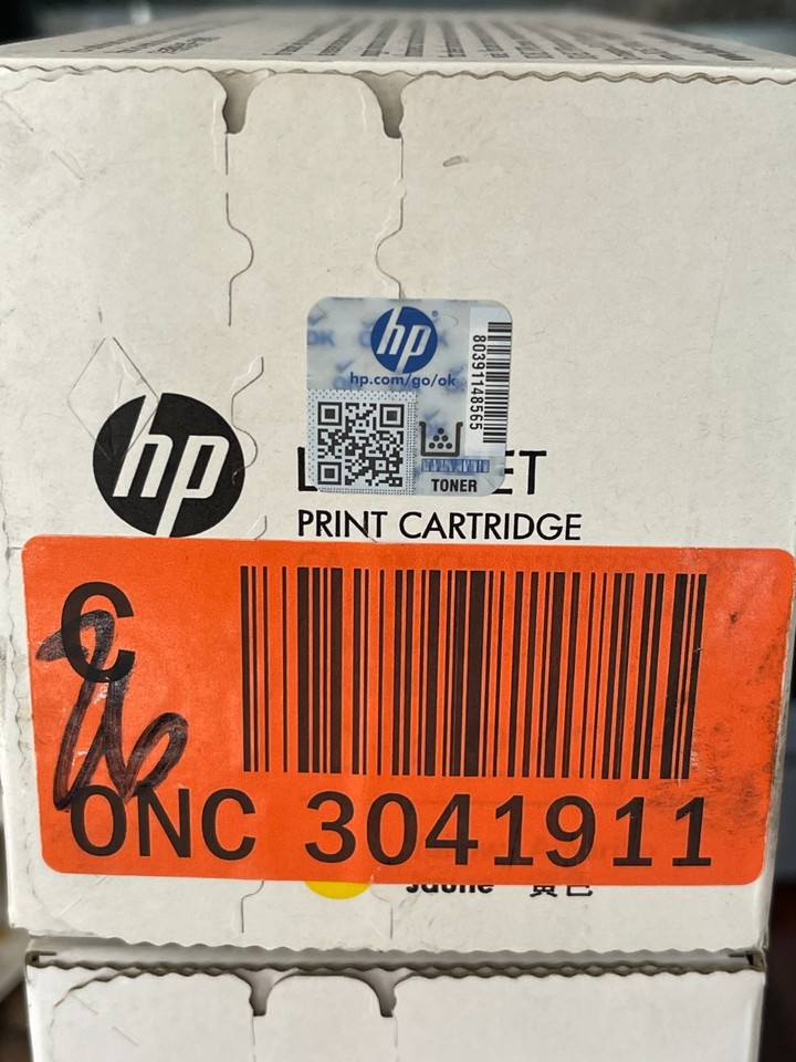 HP Laserjet Lot 3 Print Cartridge Yellow CF412XC, Cyan CF411XC, Magenta ...