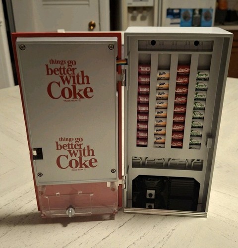 Vintage 1996 Coca-Cola Mini Vending Machine Display Working Rare LIGHTS ...