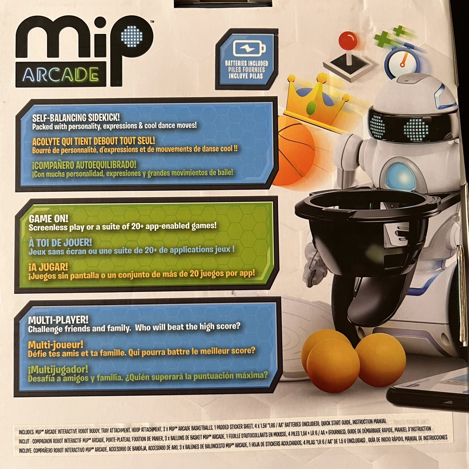 WowWee MIP Arcade Self-balancing Robot Sidekick 20 Games Toys for sale ...