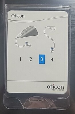 HEARING AID SPEAKER UNIT ~ Oticon DELTA/DUAL ~ Size 3 ~ LEFT Side ...
