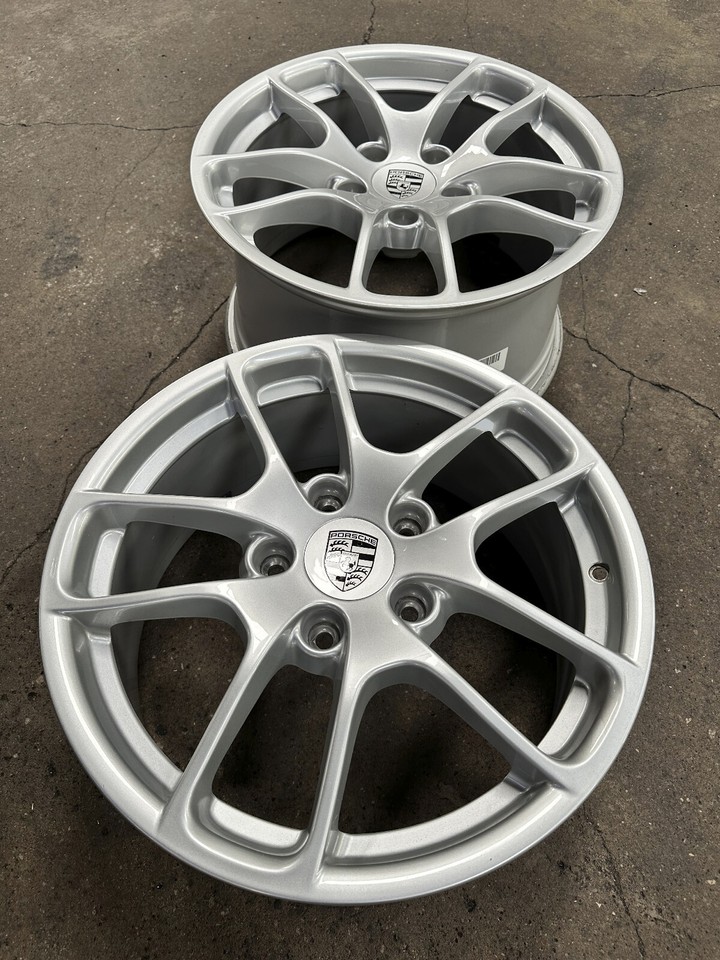 Genuine Used 2018 Porsche Cayman III 718 987 981 Boxster 18x8 18x9.5 ...