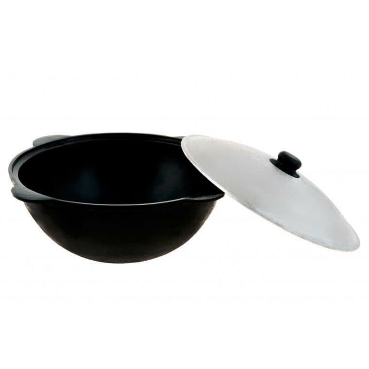 Kazan Казан Uzbeki Tatar Dish Plov Pot Mangal Cast Iron Pan Cooking 16 ...