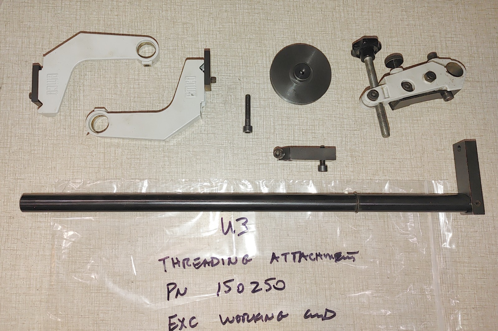 Emco Unimat 3 Lathe Threading Attachment PN 150250 E01W | eBay