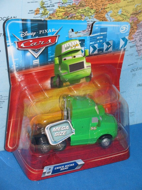Disney Pixar Cars HTB Chick Hicks Semi Truck Mega Size 8 RARE for sale ...