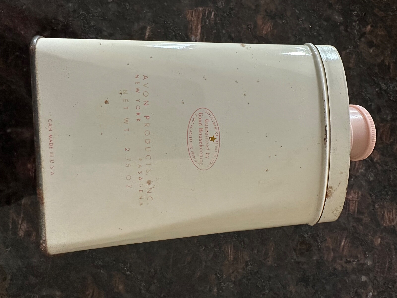 Full Vintage Avon Cotillion Perfumed Talc Powder 2.75 Oz Tin Good ...