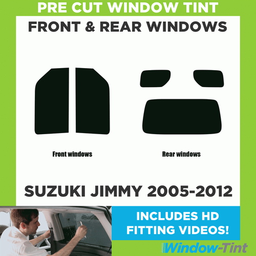 For Suzuki Jimny 2005-12 Full Pre Cut Window Tint Kit Front & Rear ...