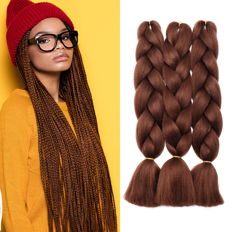 50 Colors Real Thick Kanelon Jumbo Braiding Hair Extensions Wool Yarn ...