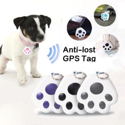 Pet GPS Tracking Tag Cat Dog Anti-Lost Locator Prevention Portable ...