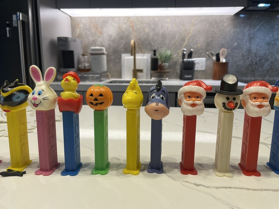Vintage PEZ dispensers 1970-2000 Lot collectors edition 34 PC SLOVENIA ...