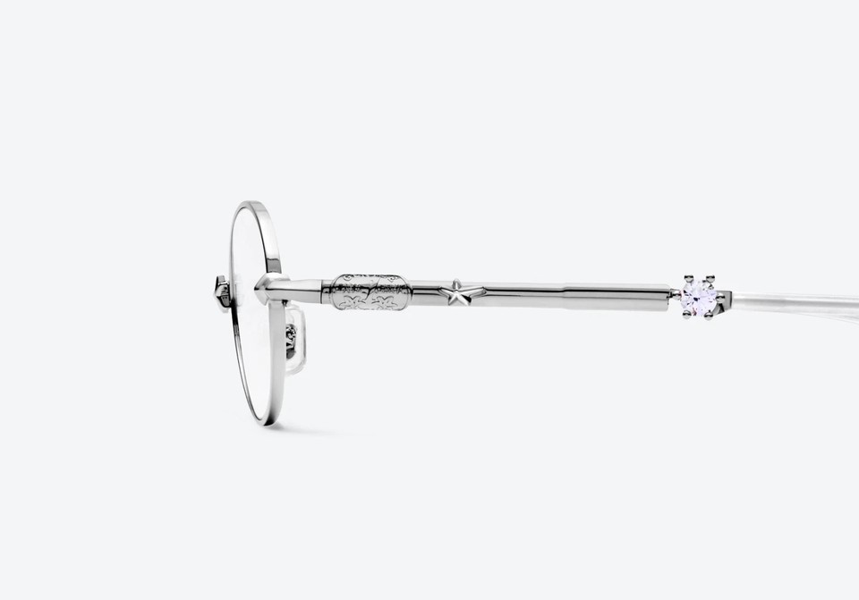 GENTLE MONSTER Pico 02 Silver Clear Glasses / Optical Frame / 100% ...