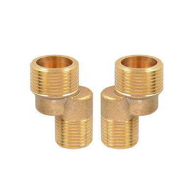 Male Tap Reducer Bath Shower Pipe Metric Dog Leg Valve Connector ...