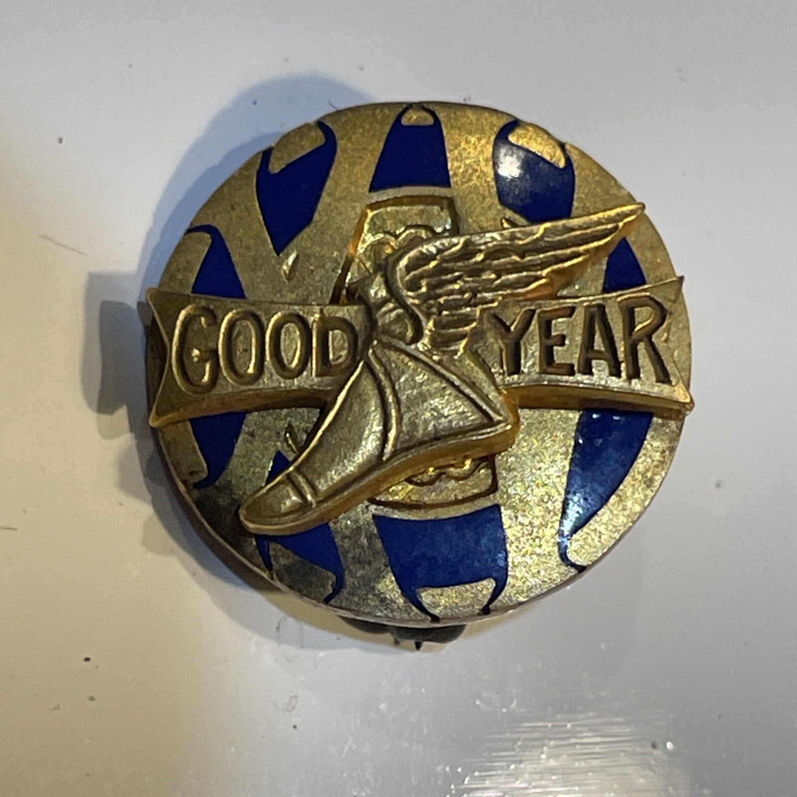 Goodyear 10k And Sterling 15 Year Service Pin. Sb8 | eBay