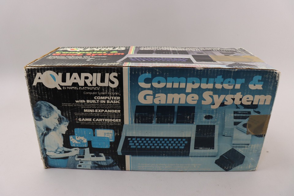 Mattel Aquarius Computer & Game System Tested Working CIB w/NOS 4K ...