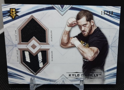 🔥 2020 Topps WWE Undisputed Kyle O'Reilly NXT Dual Relic Card #19/99 🔥 ...