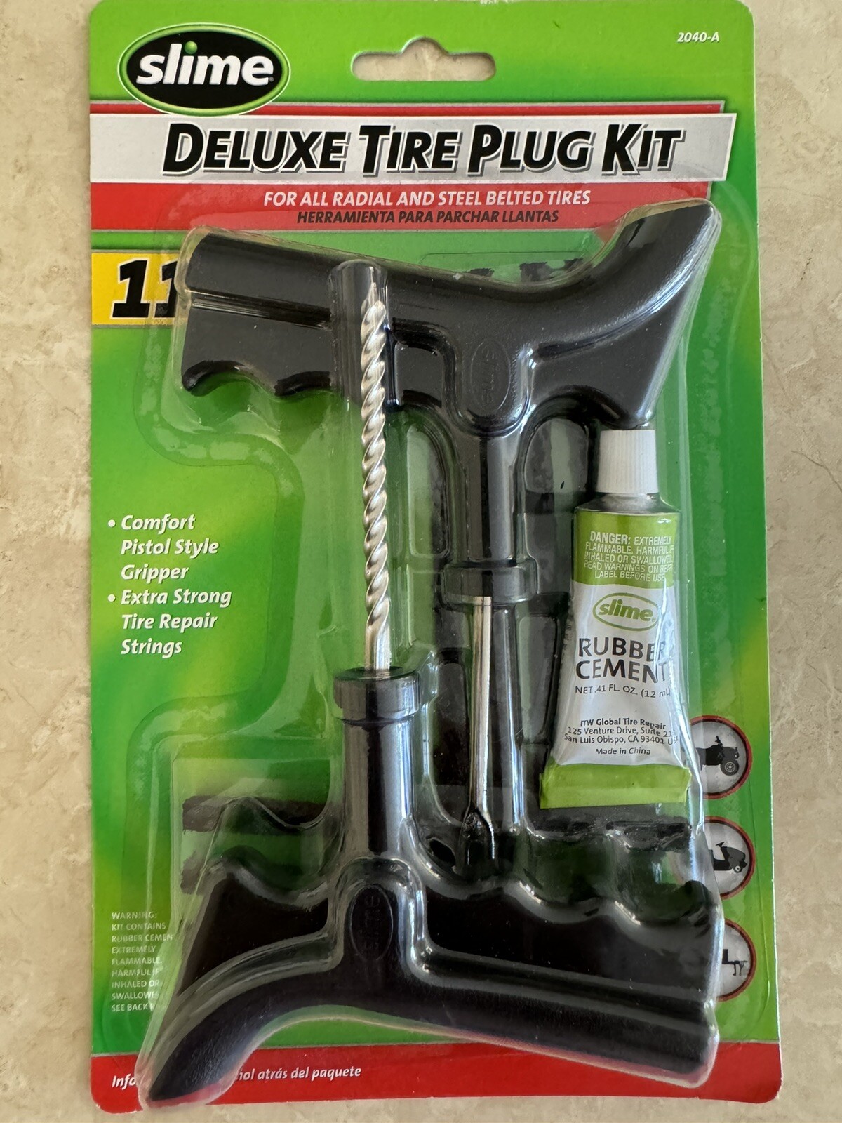 Slime Deluxe Tire Plug Kit Brand New | eBay