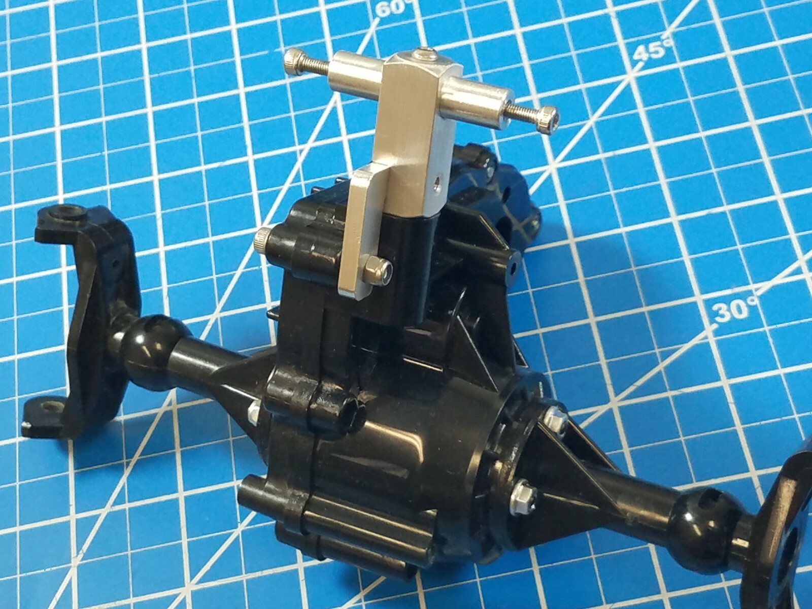 Aluminum Front & Rear Axle Upper 4 Link Suspension Mount Tamiya 1/10 ...