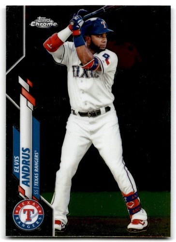2020 Topps Chrome Elvis Andrus Baseball Cards #158 | eBay