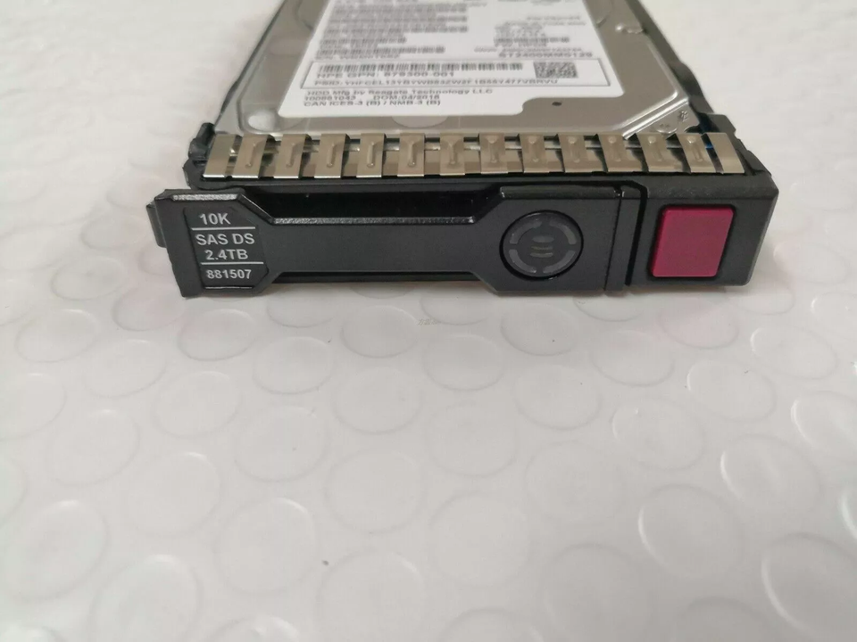 NEW 881457-B21 881507-001 HPE 2.4TB 12G SAS 10K 2.5" SFF 512e DS HDD ...