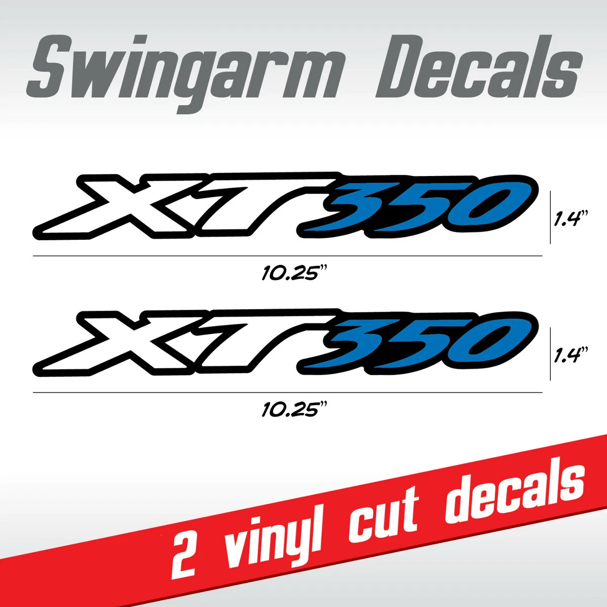 XT350 SWINGARM DECALS Stickers Fits Yamaha XT 350 Graphic, 48% OFF