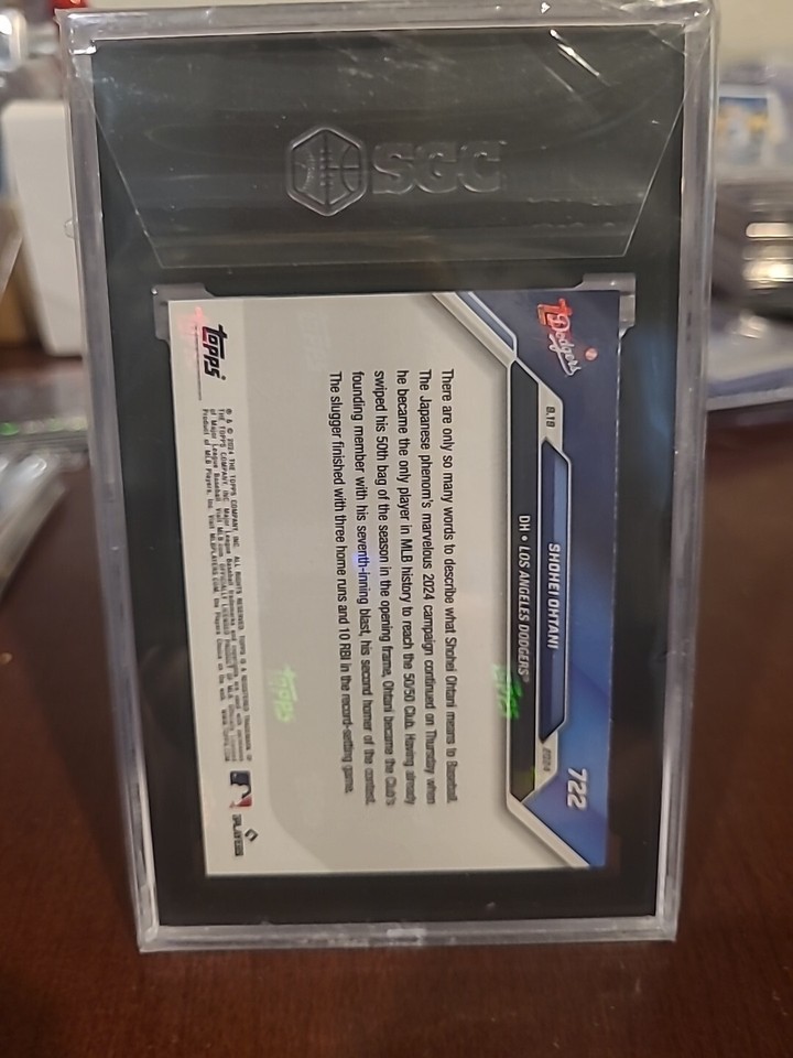 2024 Topps Now - #722 Shohei Ohtani SGC 9 | eBay