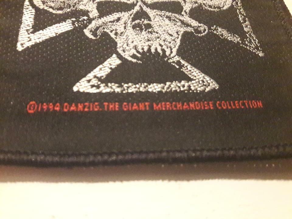 Danzig "Logo" 1994 Vintage New & Unused Patch Misfits Punk Goth Ozzy Osbourne | eBay