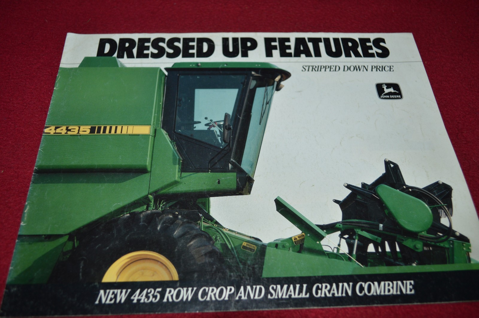 John Deere 4435 Combine Dealer's Brochure BWPA | eBay