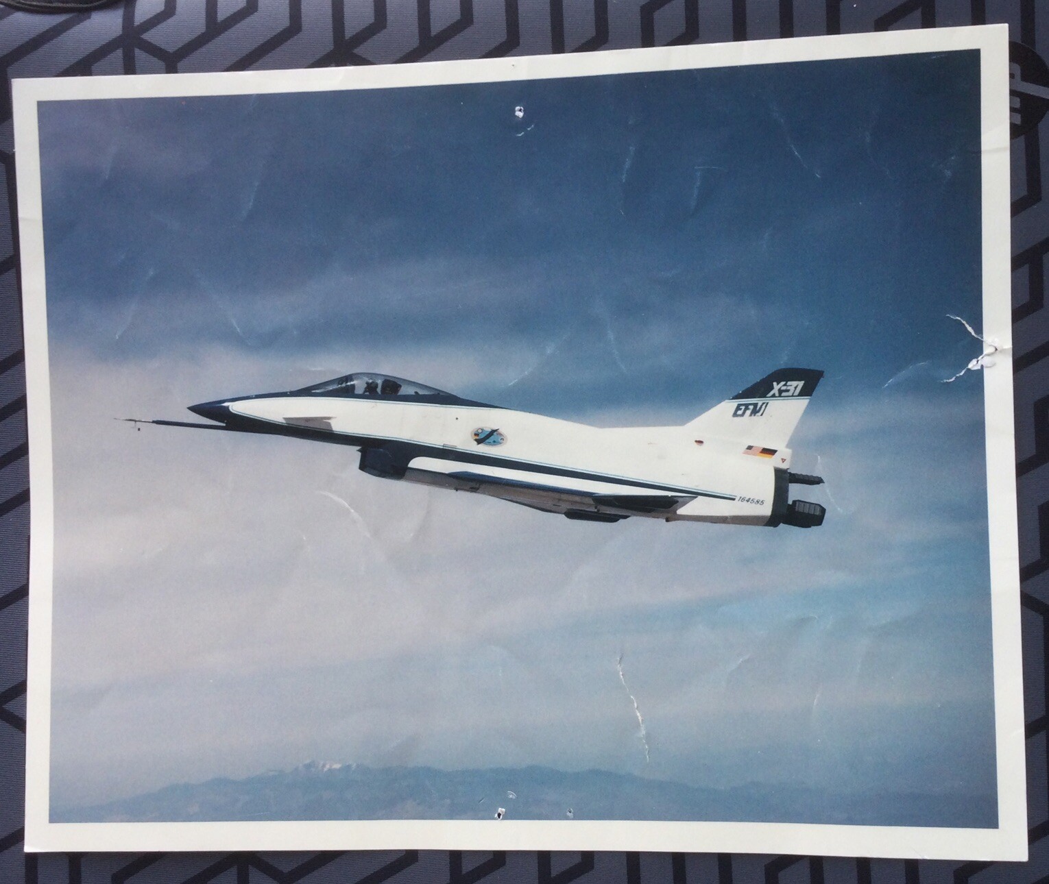 NASA X-31 Controlled Flight To Very Angles Of Attack. Photo No. EC92 ...