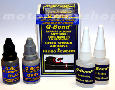 Q-Bond Glue & Powder Repair Kit Super Strength Metal Glass Wood ...